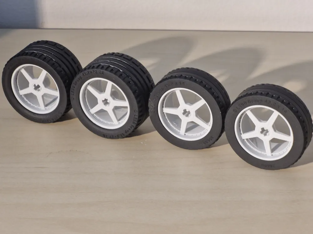 Realistic wheels - Legò Fast & Furious Supra 42204 - Free 3D Print ...