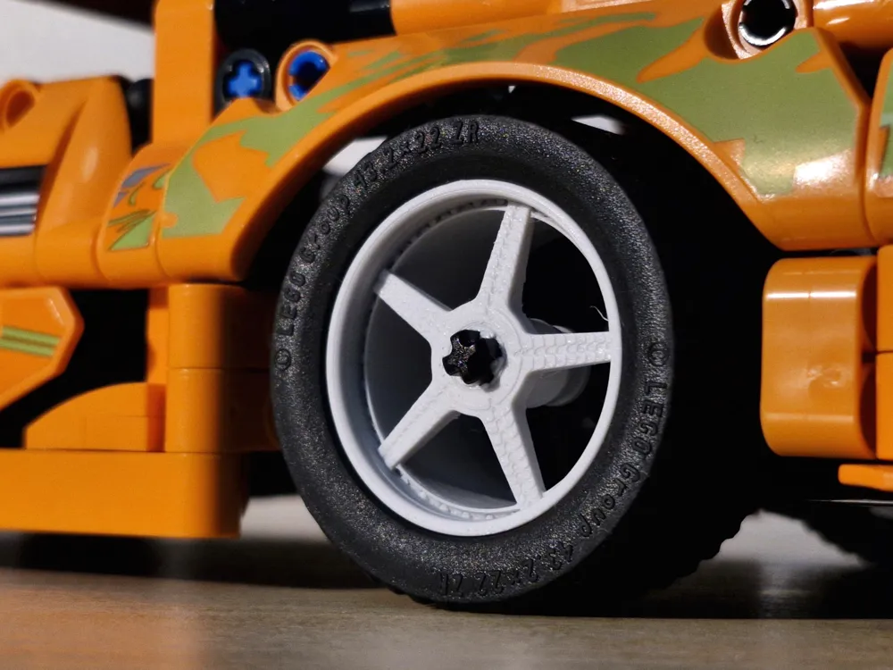 Realistic wheels - Legò Fast & Furious Supra 42204 - Free 3D Print ...