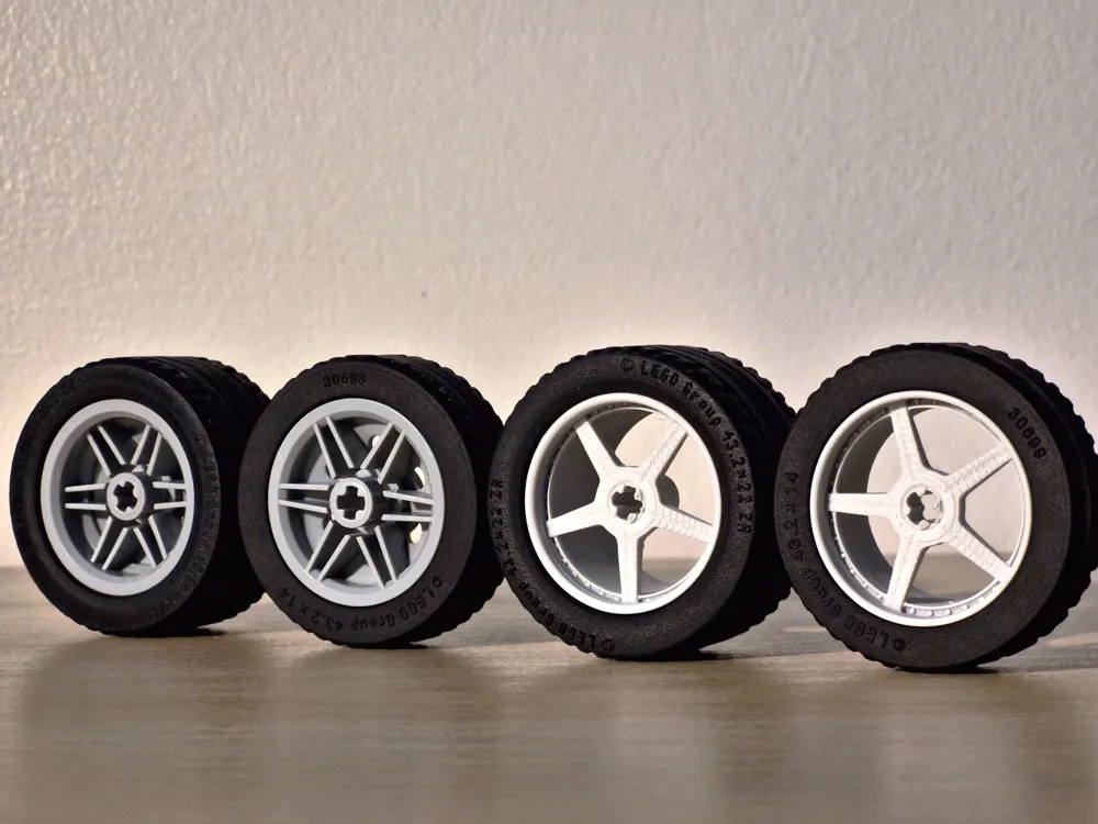 Realistic wheels - Legò Fast & Furious Supra 42204 - Free 3D Print ...