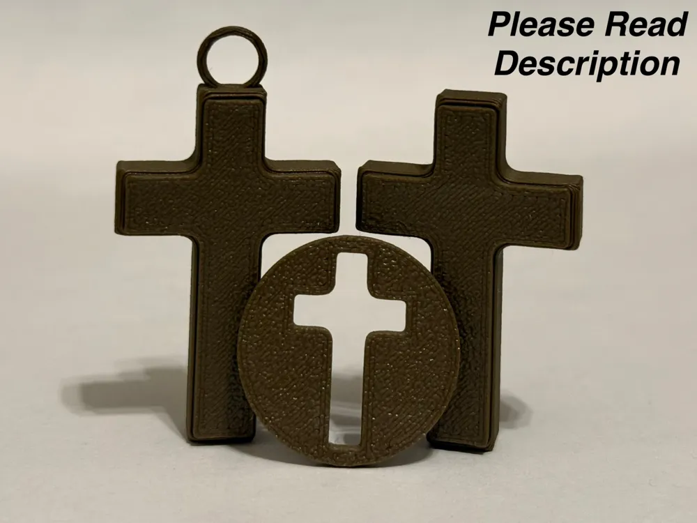 Pocket Prayer Cross by CR Designs MakerWorld: Download Free 3D Models
