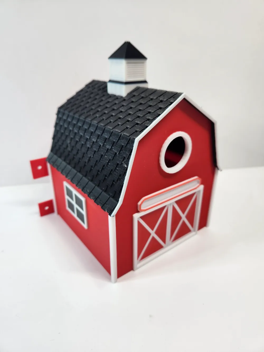 Little Red Barn Birdhouse by Jamboodle MakerWorld: Download Free 3D Models