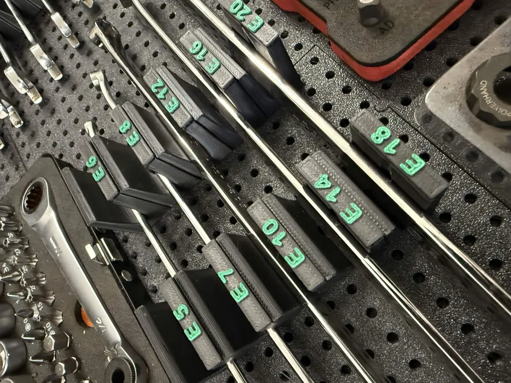 Toolgrid spanner / wrench holder (Toolify3d style) - Free 3D Print ...