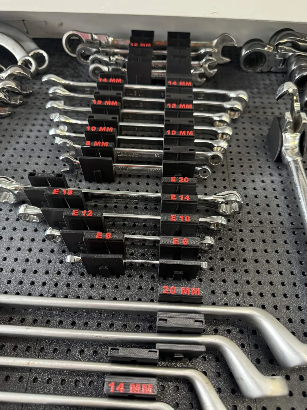 Toolgrid spanner / wrench holder (Toolify3d style) - Free 3D Print ...