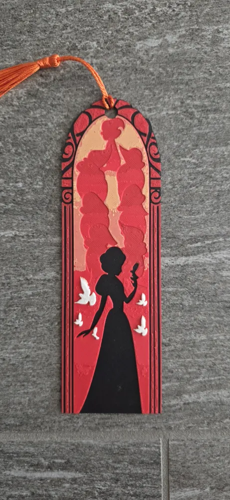 Disney Snowwhite Bookmark - Free 3D Print Model - MakerWorld