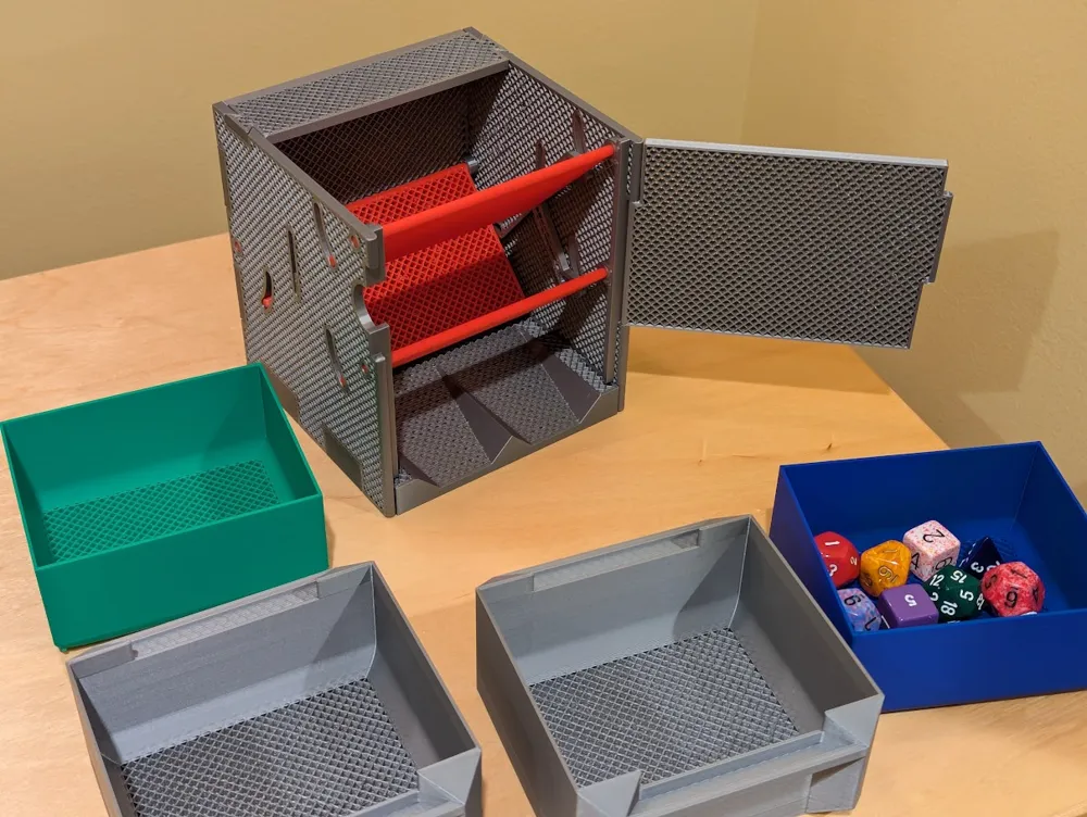 Convertible Storage/Dice Tower with Drawers - Mini by PandaruExpress ...