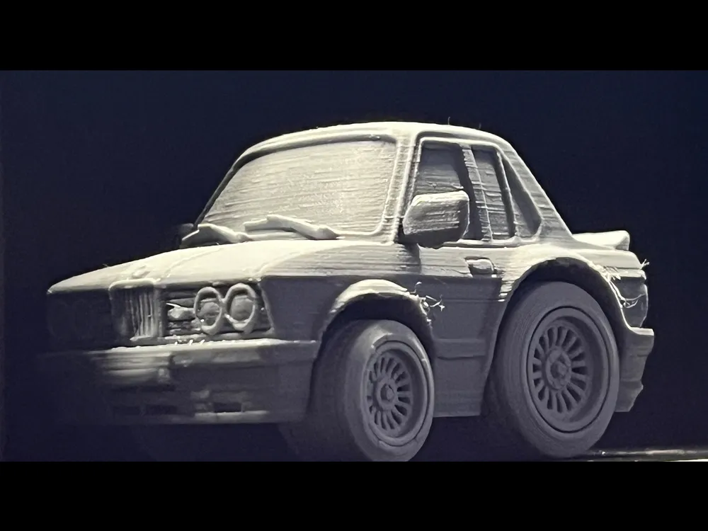 BMW M5 E28 Retro Articulated Assembly Toy Car (No glue required, multi ...