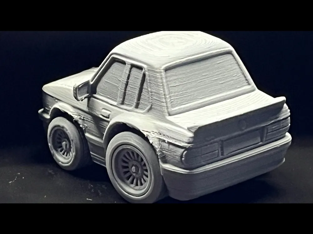 BMW M5 E28 Retro Articulated Assembly Toy Car (No glue required, multi ...