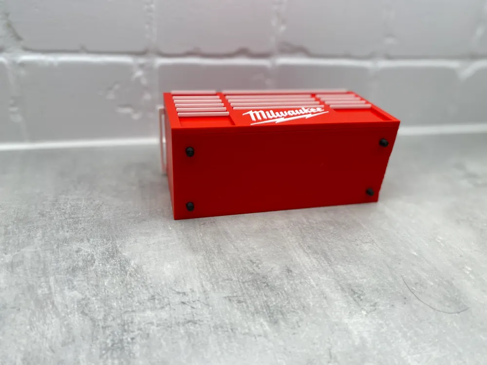 Milwaukee Desktop Workbench toolbox pen holder by Mrtk1970 - MakerWorld