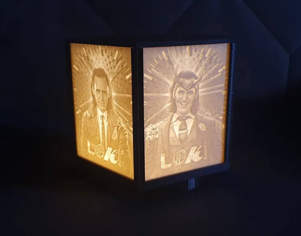 LOKI Lithophane Lamp by St!mpy - MakerWorld