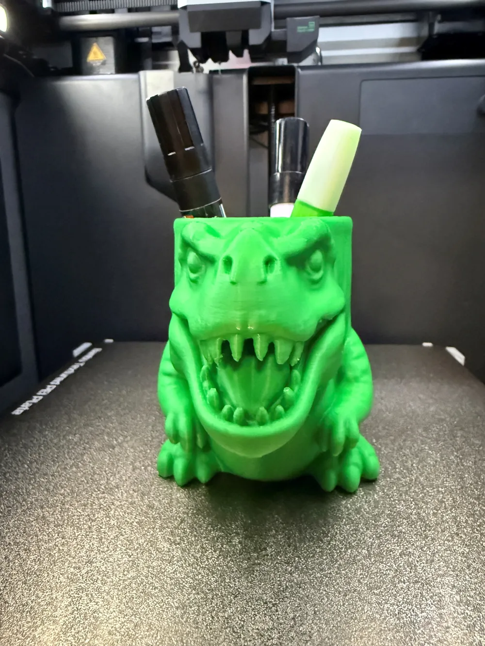 Dinosaur Pen Holder - Free 3D Print Model - MakerWorld