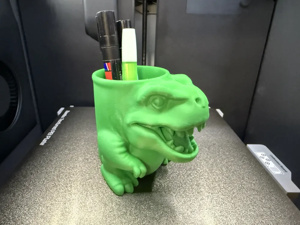 Dinosaur Pen Holder - Free 3D Print Model - MakerWorld