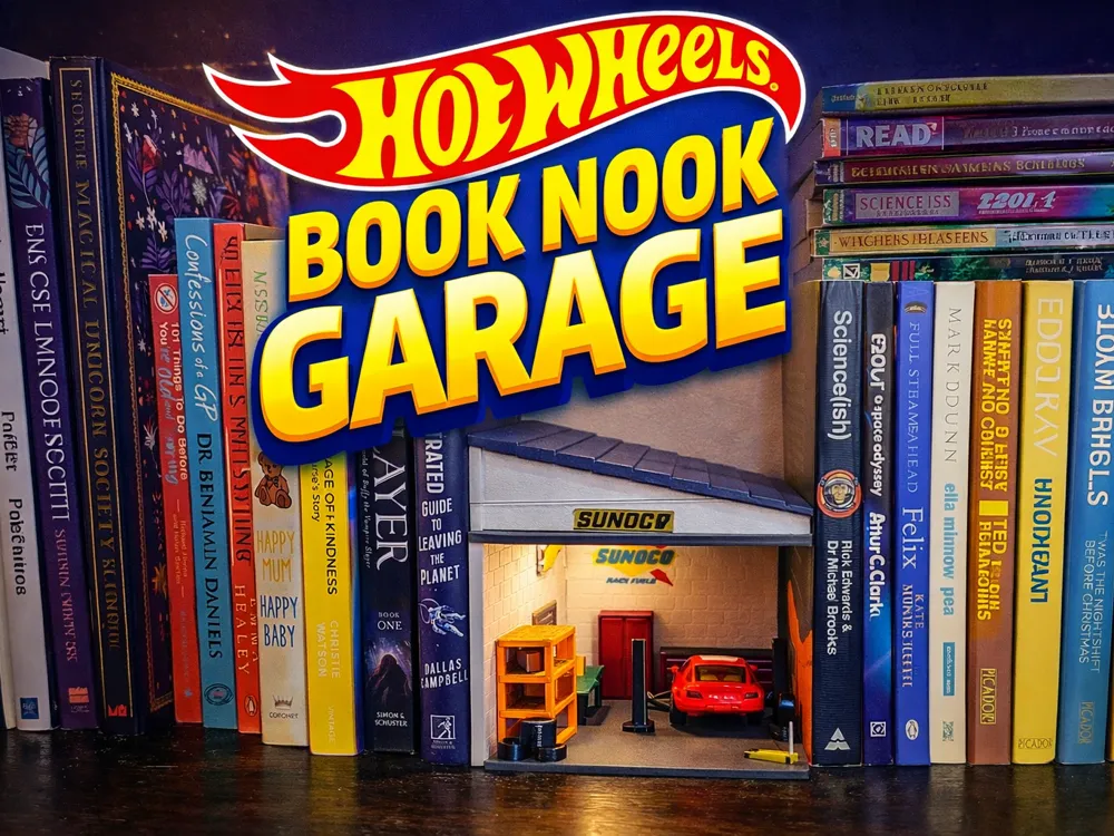 Garage Hot Wheels pour coin lecture - Modèle d'Impression 3D Gratuit ...