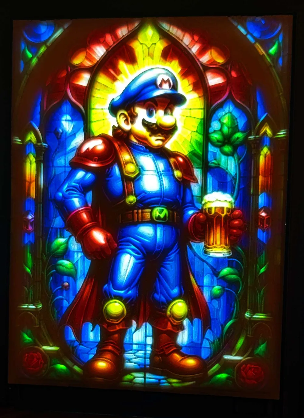 2D Lithophane Artwork "Mario Beer" For Bambu Lab Lithophane Frame by ...