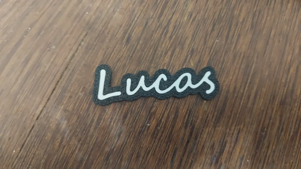 Magnet name - Lucas - íman by RandomGuy - MakerWorld