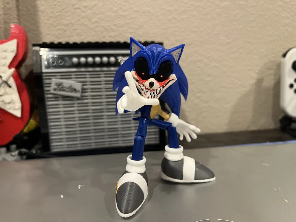2011X Custom Figure Kit (Sonic.EXE) - Free 3D Print Model - MakerWorld