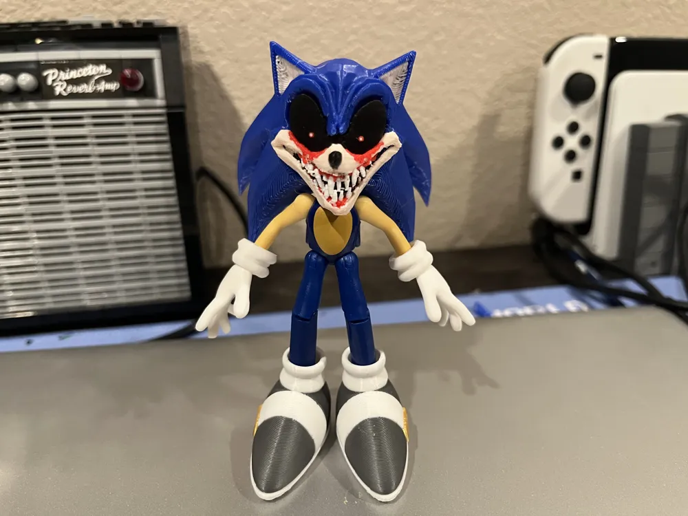 2011X Custom Figure Kit (Sonic.EXE) - Free 3D Print Model - MakerWorld