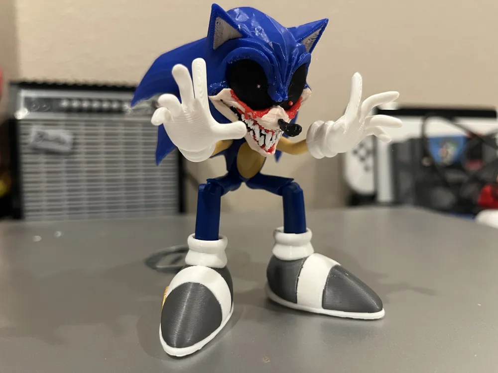 2011X Custom Figure Kit (Sonic.EXE) - Free 3D Print Model - MakerWorld