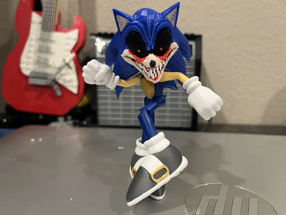 2011X Custom Figure Kit (Sonic.EXE) - Free 3D Print Model - MakerWorld