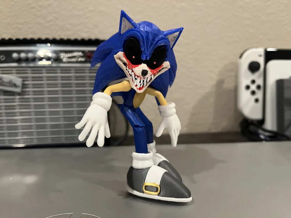2011X Custom Figure Kit (Sonic.EXE) - Free 3D Print Model - MakerWorld