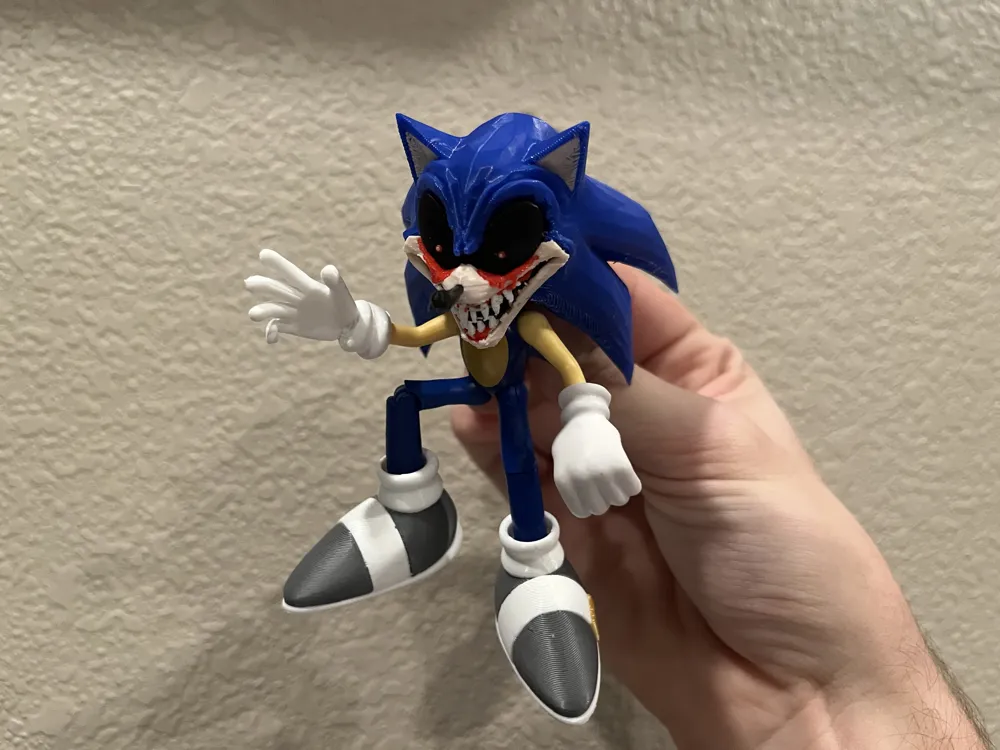 2011X Custom Figure Kit (Sonic.EXE) - Free 3D Print Model - MakerWorld