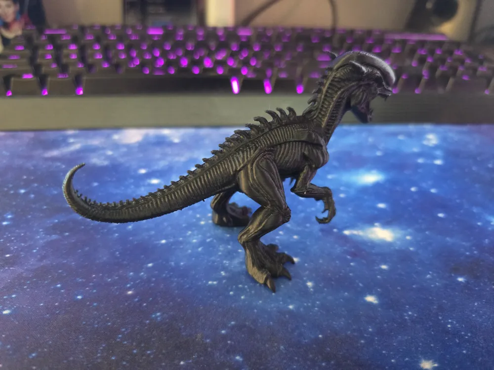Xenomorph Raptor Hybrid - Free 3D Print Model - MakerWorld