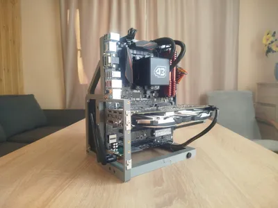 Open Frame PC Case ATX - Free 3D Print Model - MakerWorld