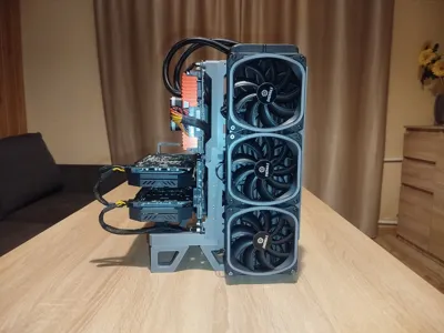 Open Frame PC Case ATX - Free 3D Print Model - MakerWorld