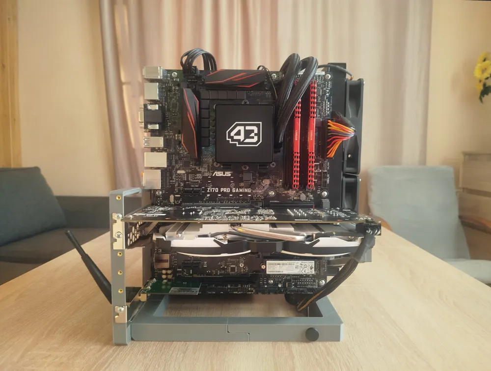 Open Frame PC Case ATX by Maker_3DP MakerWorld: Download Free 3D Models
