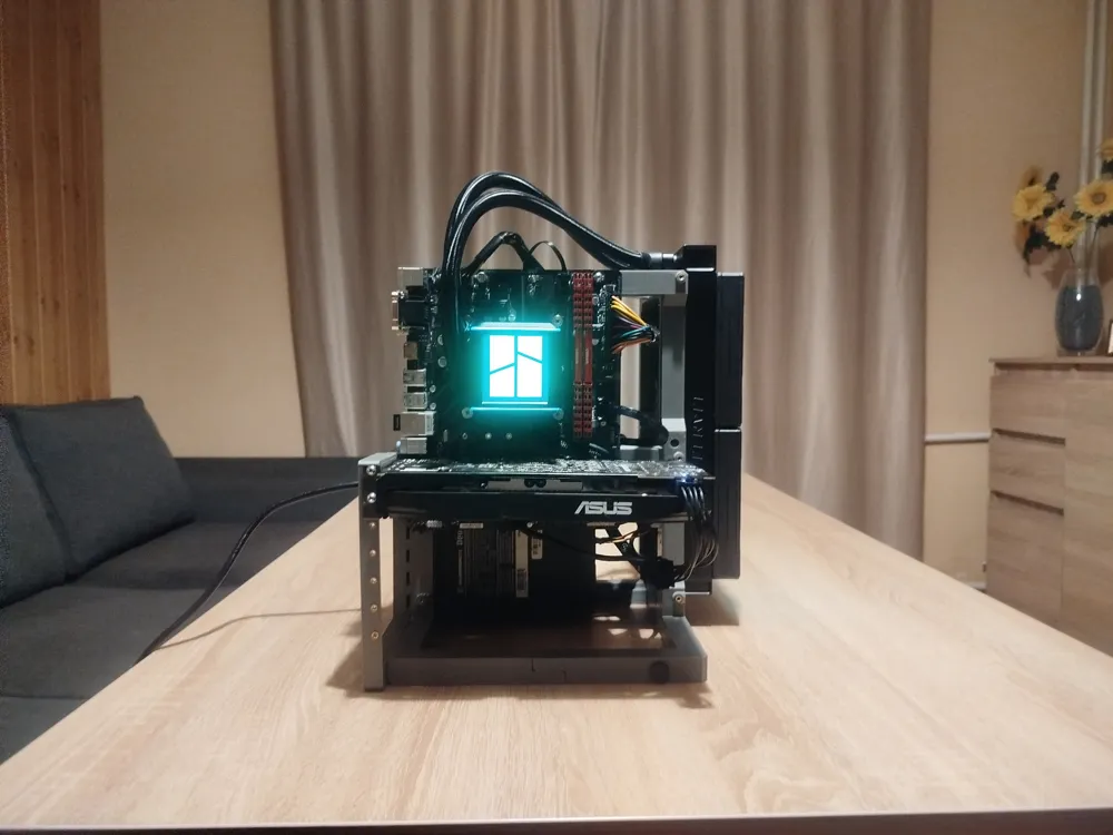 Open Frame PC Case ATX - Free 3D Print Model - MakerWorld