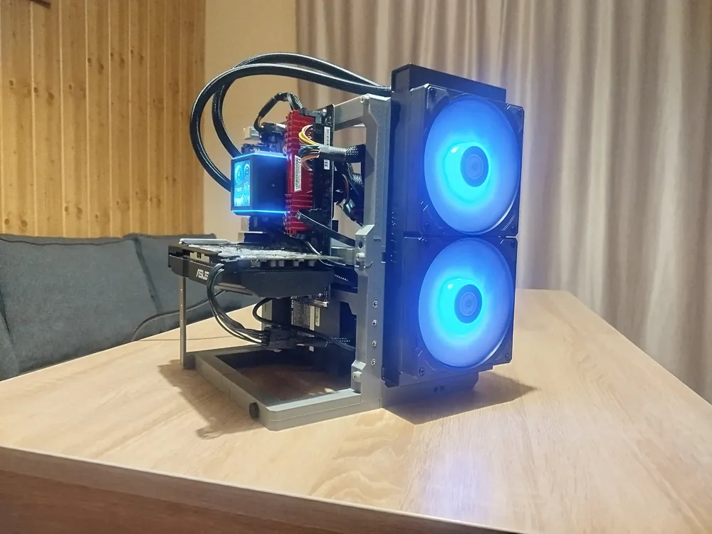 Open Frame PC Case ATX - Free 3D Print Model - MakerWorld