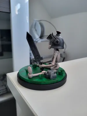 Cute Skeleton Knight - Jeff by Mango3D MakerWorld: Download Free 3D Models