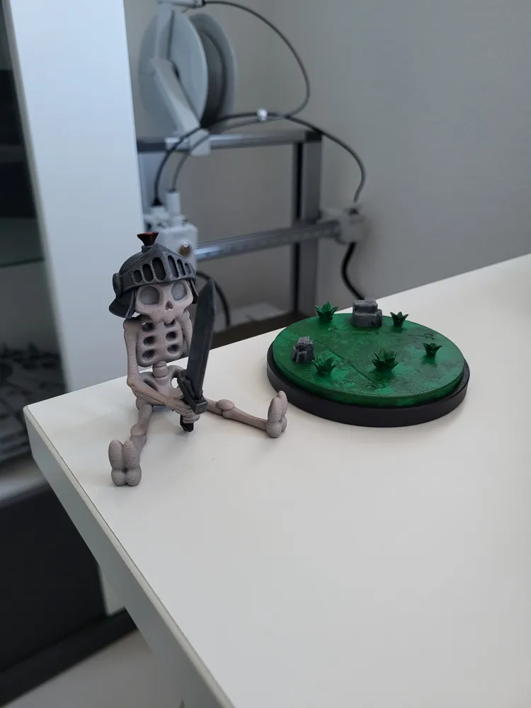 Cute Skeleton Knight - Jeff by Mango3D MakerWorld: Download Free 3D Models
