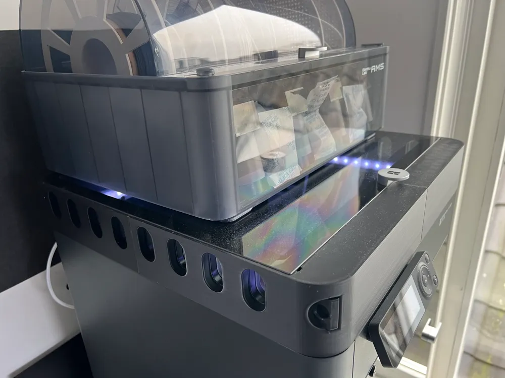 P1S Vented LED Riser by DavidMV - MakerWorld