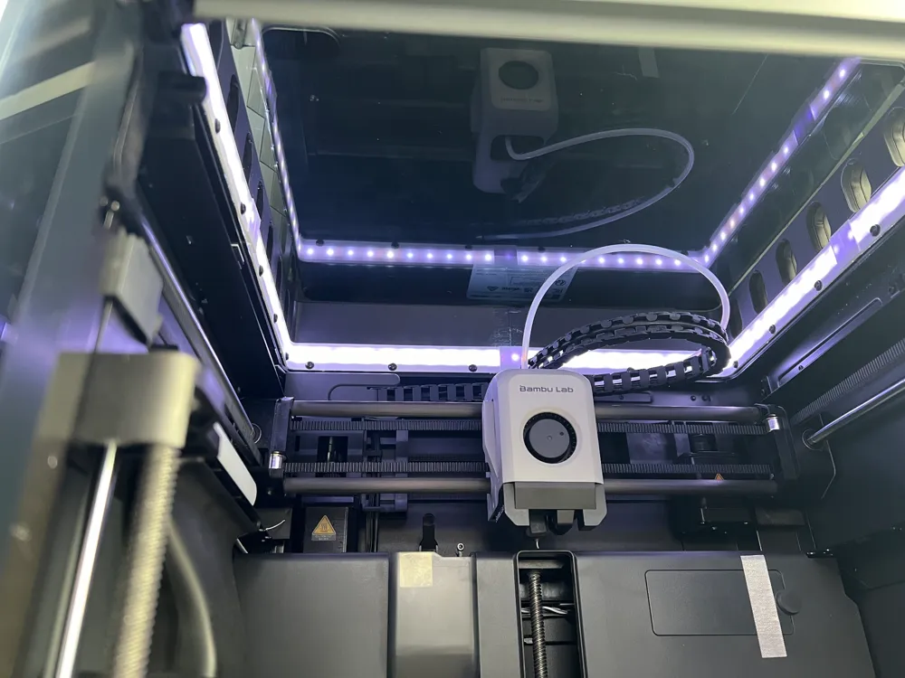 P1S Vented LED Riser by DavidMV MakerWorld: Download Free 3D Models