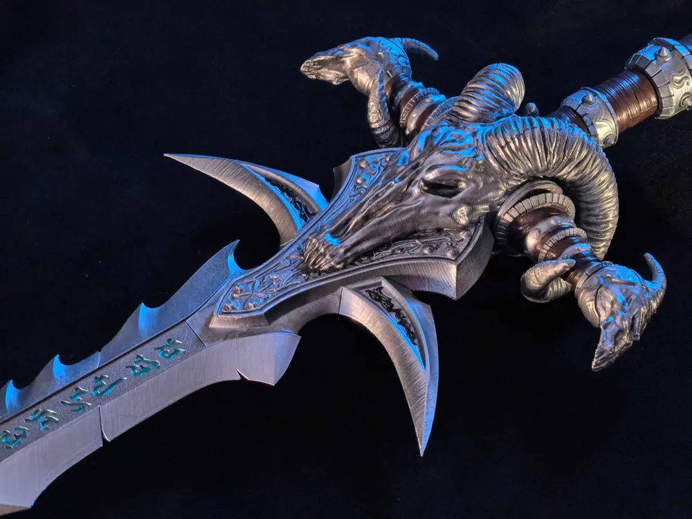 Reforged Frostmourne, Sword of the Lich King - WOW - Free 3D Print ...