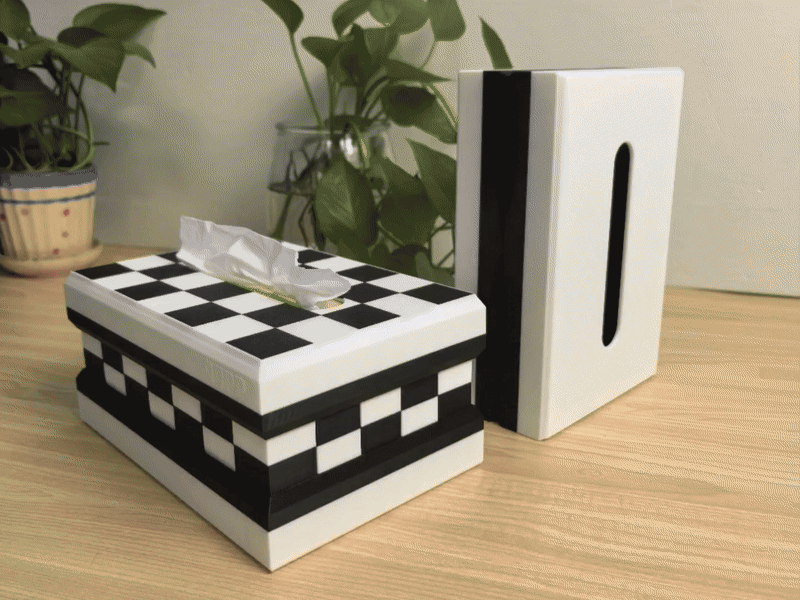 Recessed Mosaic Tissue Box by ActionNotTalk MakerWorld: Download Free ...