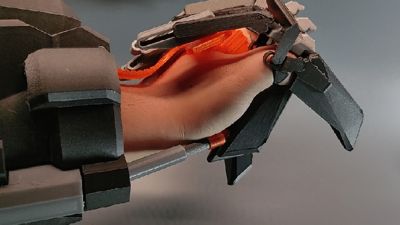 Arm Gauntlet Exoskeleton 3.0 (no glue, no hardware, requires TPU ...