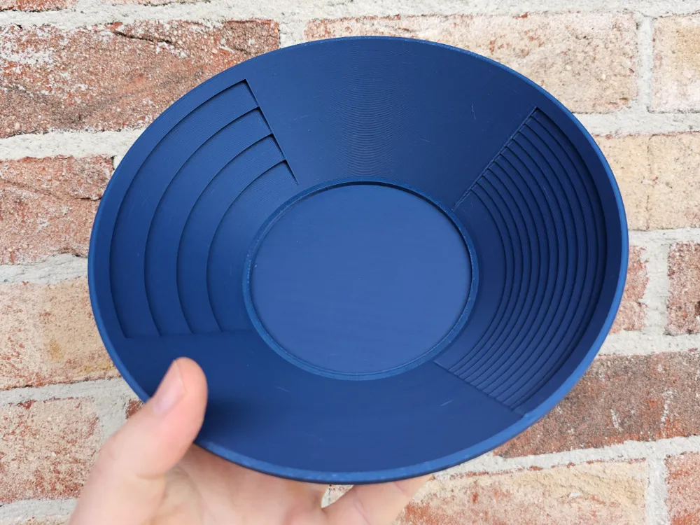 Standard Gold Pan for Gold Prospecting - Free 3D Print Model - MakerWorld