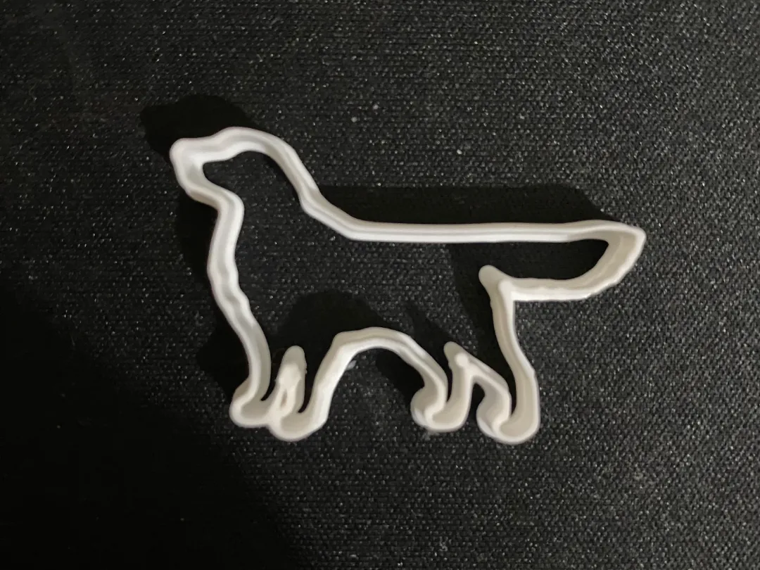 Golden Retriever cookie cutter - Free 3D Print Model - MakerWorld
