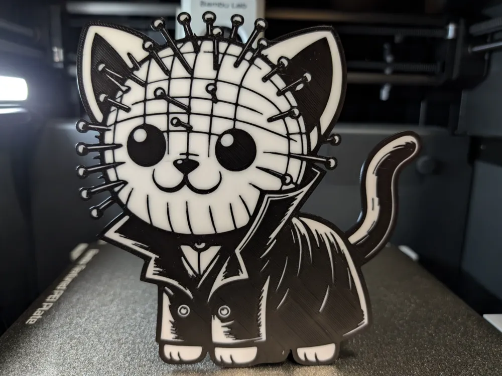 Pinhead (Hellraiser) Cat - User Requested by eclien MakerWorld ...
