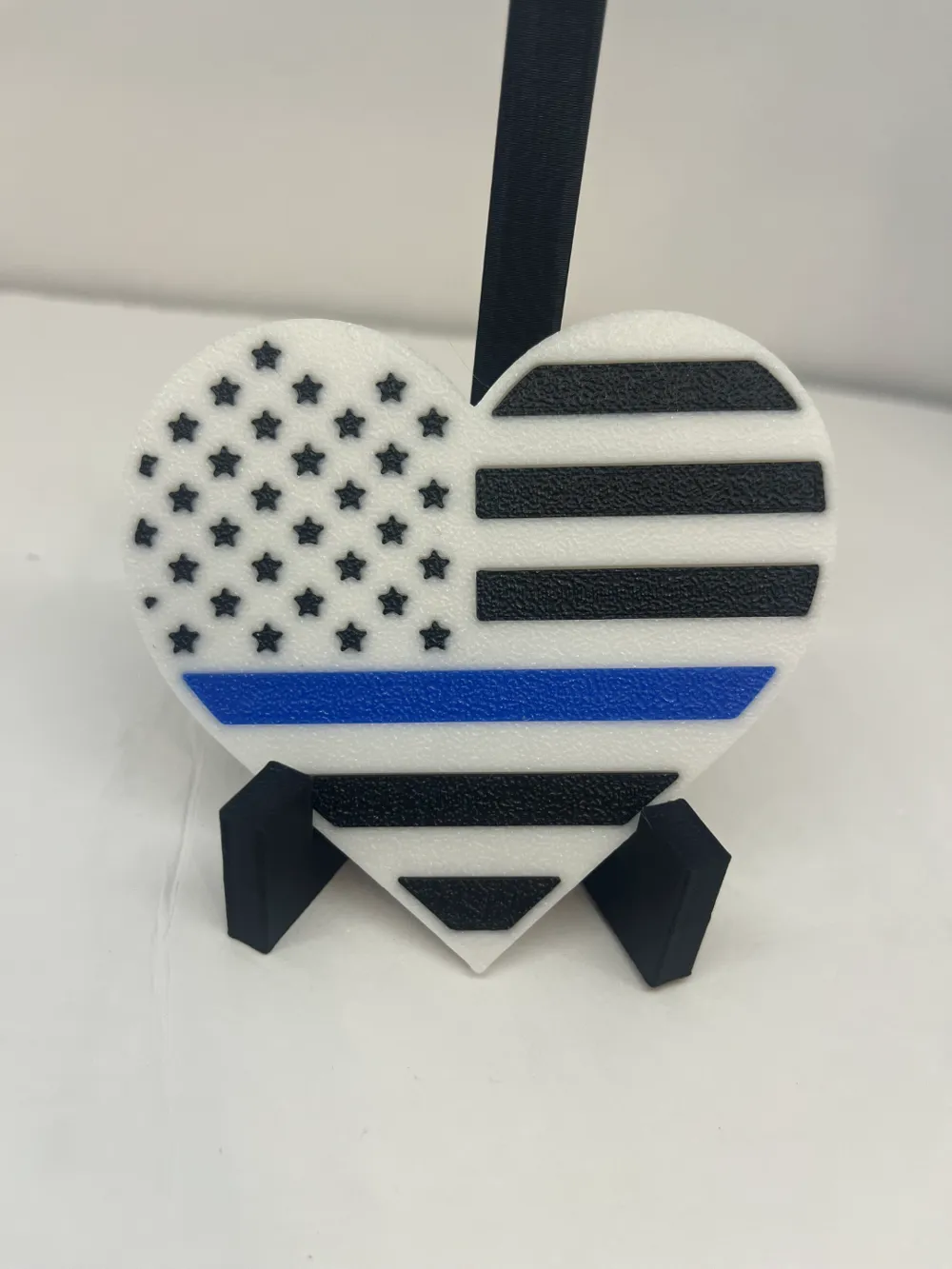 Thin Blue Line Bogg Charm by ajburum - MakerWorld