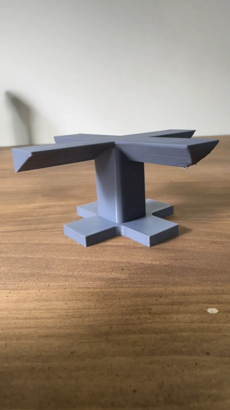 Overhang Support Test Model by extruded.designs - MakerWorld