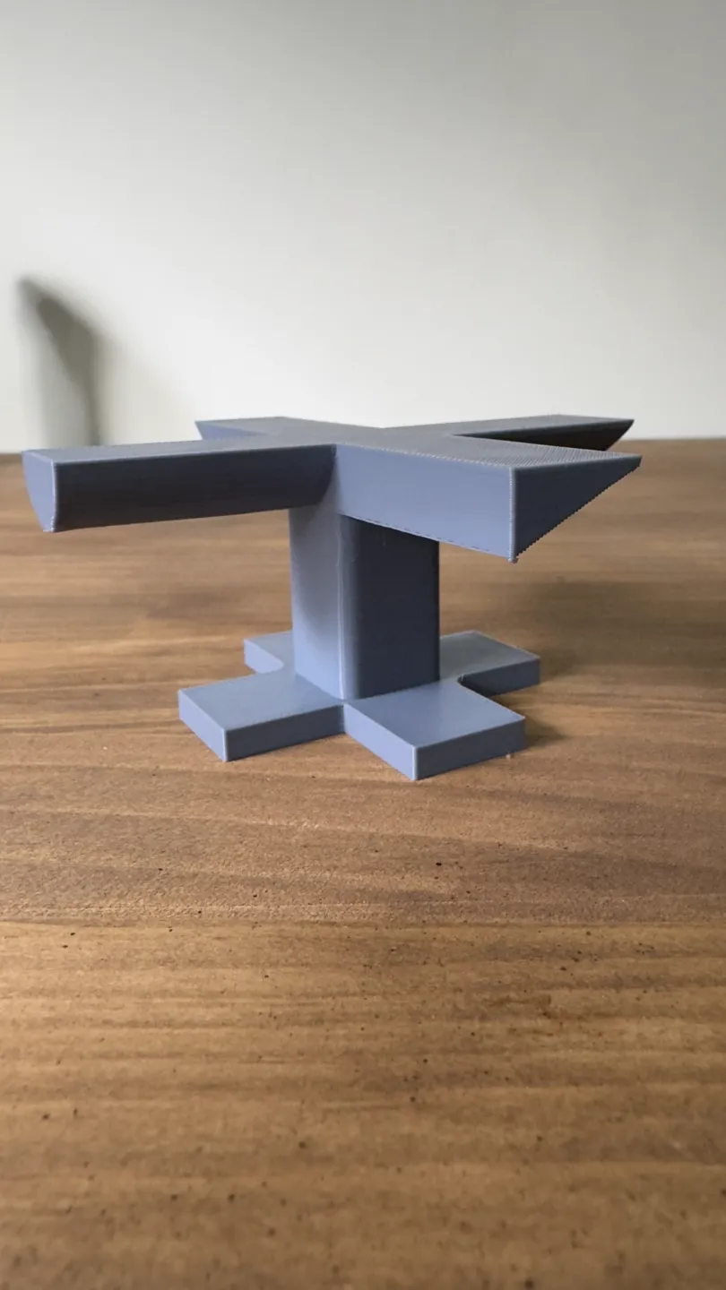 Overhang Support Test Model by extruded.designs - MakerWorld