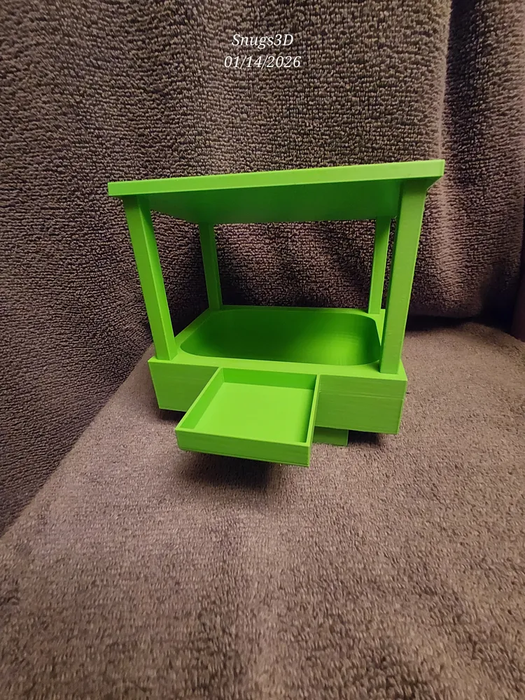 2 piece Bird Feeder with Camera mount - Free 3D Print Model - MakerWorld