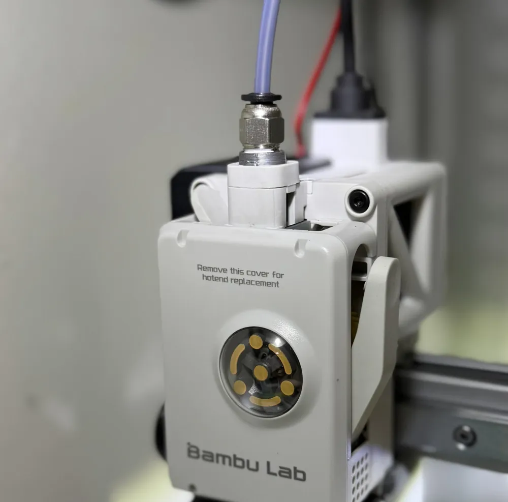 Single Filament Hub w PTFE Tube Fitting Connector - Free 3D Print Model ...