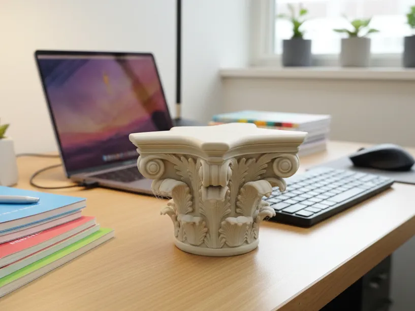 Ancient Greek Corinthian Capital - Decor Pedestal - Free 3D Print Model ...