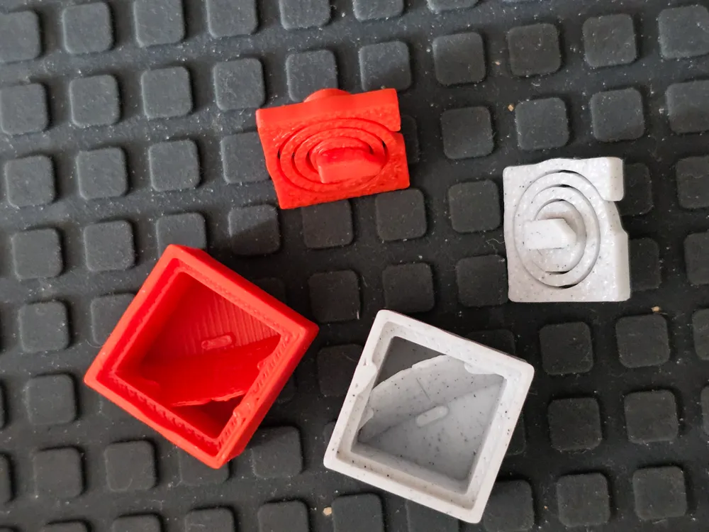 Click&Trick - Push Button (silent and noisy ver.) - Free 3D Print Model ...