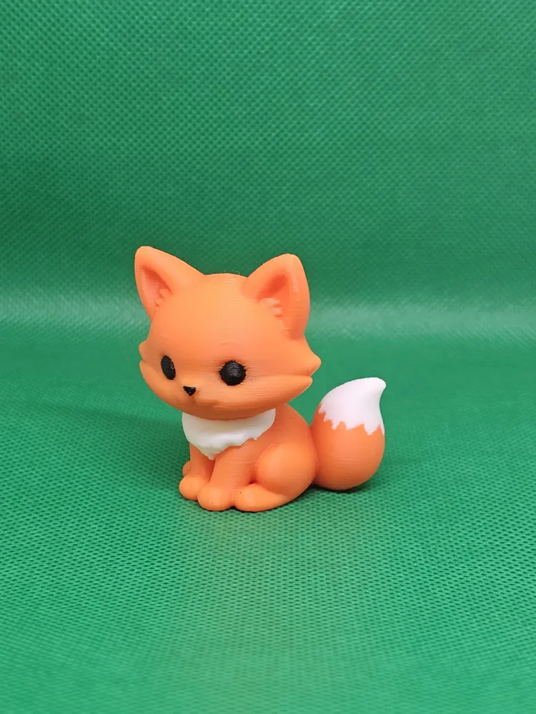 Cute Little Fox - Free 3D Print Model - MakerWorld