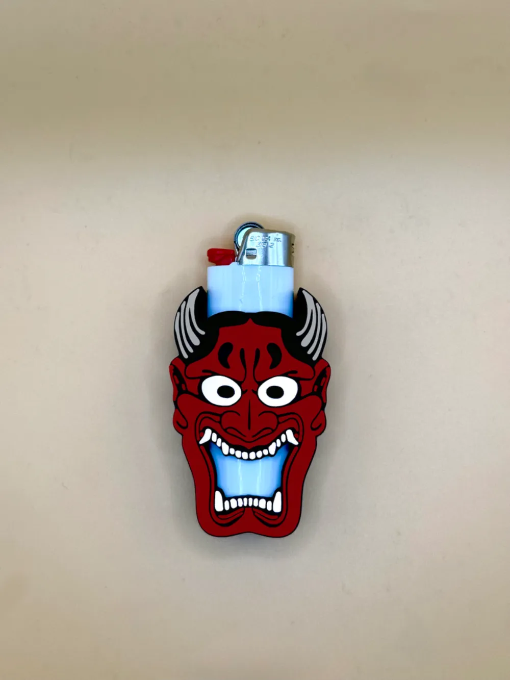 Hannya Mask lighter case by BatChips - MakerWorld