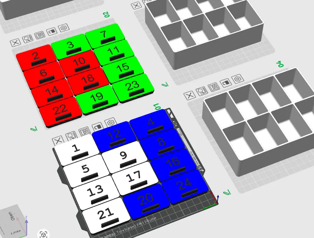 Advent Calendar printable on A1 Mini - Free 3D Print Model - MakerWorld